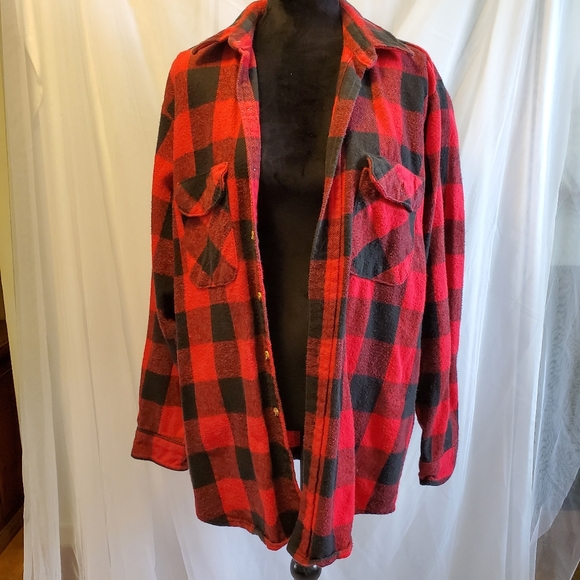 Wear Guard | Shirts | Red Plaid Flannel Shirt | Poshmark